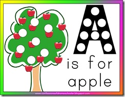 Letter A for Apple - Confessions of a Homeschooler